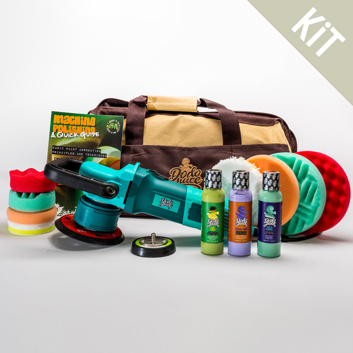 Buff Daddy Evo DAS-8 machine polishing bundle - complete kit with 8x p ...