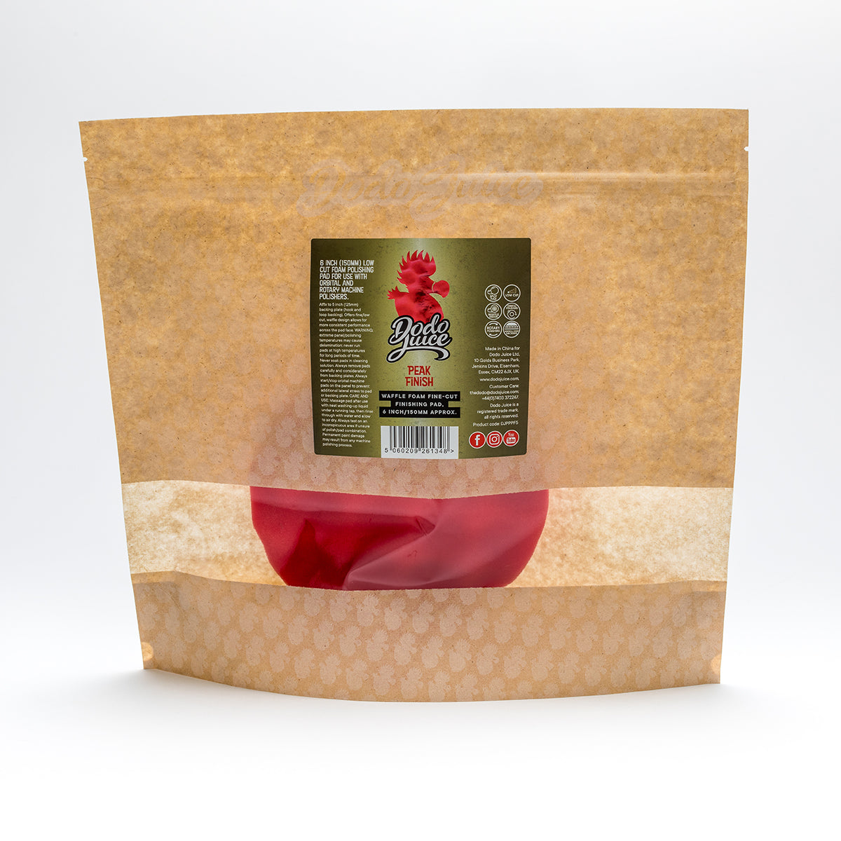 Peak Finish - waffle foam finishing pad, 150mm (6 inch) - fine cut HS ...